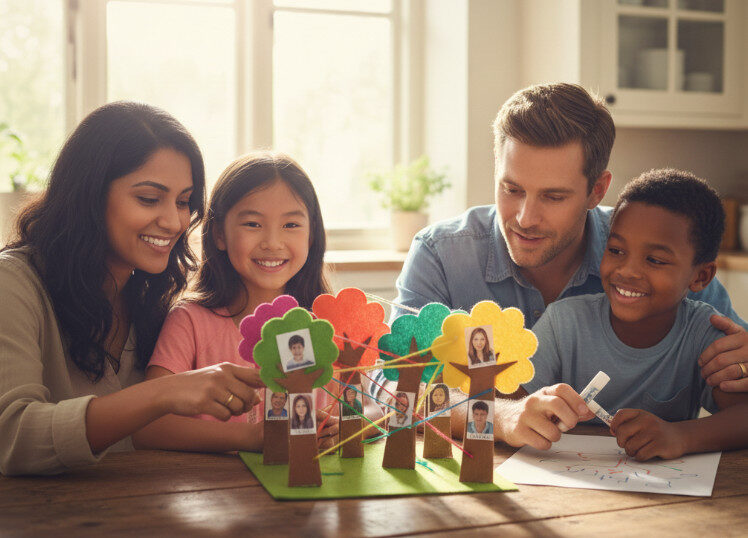 Navigating School Projects and Family Tree Assignments